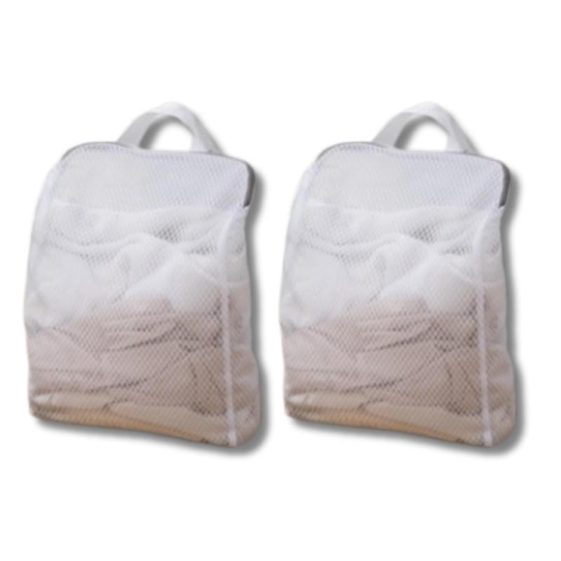 All Trust 洗濯ネット ランドリーネット 洗濯バッグ 洗衣袋 洗濯袋 旅行 布団 洗濯 手提げ【型崩れ・絡まりを防ぎ、大切な服を守る】ファインメッシュ素材が衣類同士の摩擦や引っかかりを防止。レースやビーズ付きの繊細な衣類も安心して洗...