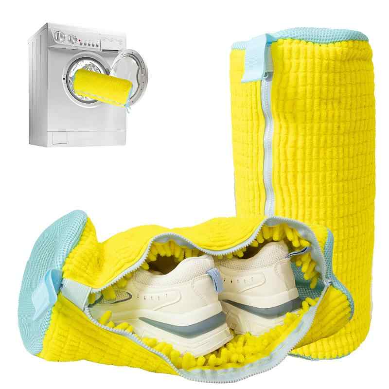 靴 洗濯ネット 靴用洗濯ネット シューズ用 多機能 靴を丸洗い 耐久性 洗濯袋 靴の損傷を防ぐ 型崩れ防止超便利 洗濯機に入れるだけ: 手洗いがめんどくさい方へ~洗濯機に入れるだけで、お気に入りの靴が綺麗になります。靴は洗濯ネット中にいれて...