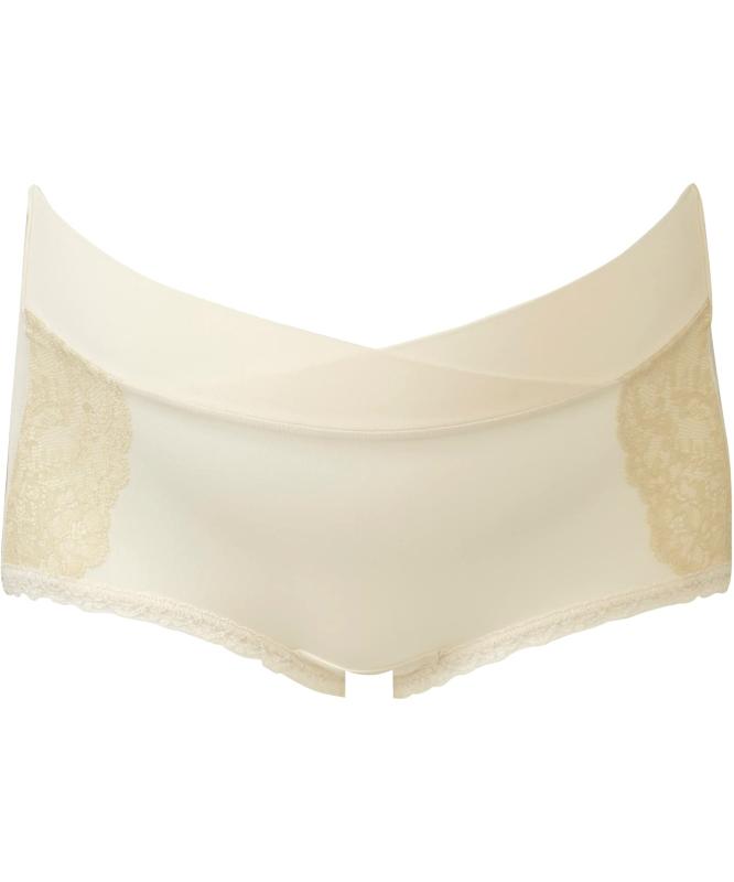 [ワコールマタニティ] 産前産後兼用ショーツ おなかカシュクール構造で妊娠中も産後もラク ローウエスト MPP015 レディース【産前・産後兼用ショーツ】ローウエスト・ノーマルレングス前ウエスト中心は切替布を左右に重ねて大きくなるおなかに対...