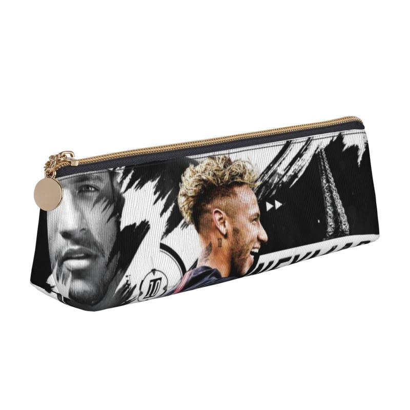 ネイマール ペンケース 大容量 筆箱 多機能 おしゃれ レザー 革 ペンポーチ 男の子 女の子 子供 シンプル ツールペンケース 高校生 大学生 社会人用 中小学生