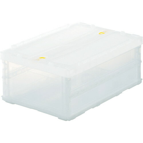 折りたたんだ時の高さを最大限まで追求、従来タイプに比べて最大35%低く、これにより輸送運賃・保管スペースを大幅に削減することができます。 中が透けて見えるため、コンテナの中身が判別しやすく、保管・管理に最適です。 組み立て時も、折りたたみ時...