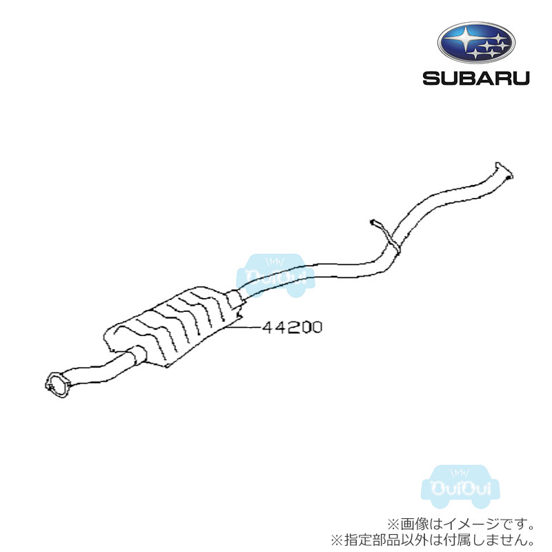 ■商品名：エキゾーストパイプアセンブリ リヤ ■品番　：44200FJ180 ※適合は、年式・グレード等お車により異なります。 ※適合につきましては、ご注文前に車台番号を併せてお問い合わせください。 ※画像はイメージ画像を含みます ---ス...