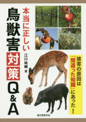被害の原因は「間違った知識」にあった！ 誠文堂新光社 鳥獣害／日本 159P　21cm ホントウ　ニ　タダシイ　チヨウジユウガイ　タイサク　キユ−　アンド　エ−　ホントウ／ニ／タダシイ／チヨウジユウガイ／タイサク／Q／＆／A　ヒガイ　ノ　ゲ...