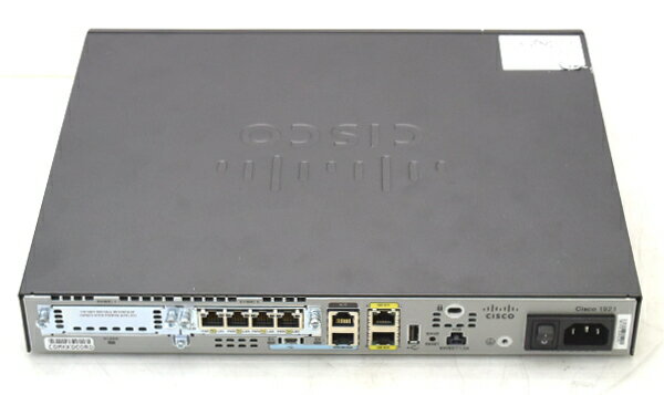 【楽天市場】Cisco IP45/C1921-K9 1921/K9 V04 HWIC-4ESW IPBASE Ver.15.1(4)M4 ...