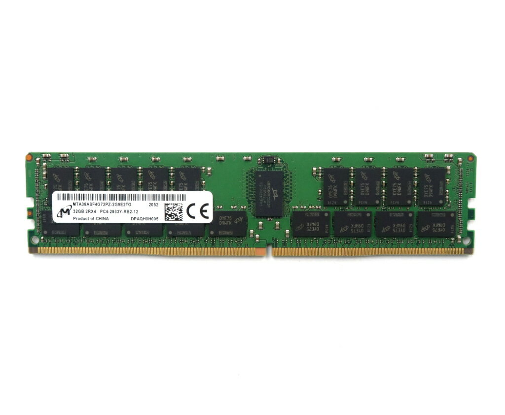 商品情報 No.552268982メーカーMicron商品名 型番・型名32GB DDR4-2933(PC4-23400) Registered ECC※MTA36ASF4G72PZ-2G9E2仕様■基本スペック　・各社WS・サーバーに対応...