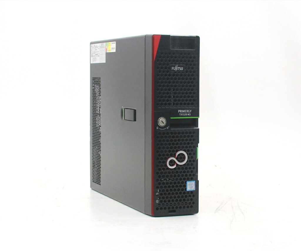 商品情報 No.553262000メーカー富士通商品名 型番・型名PRIMERGY TX1320 M3※PYT1323ZTZ仕様■基本スペック　・CPU：Xeon E3-1220 v6 3GHz(4コア4スレッド)　・メモリ：16GB(8G...