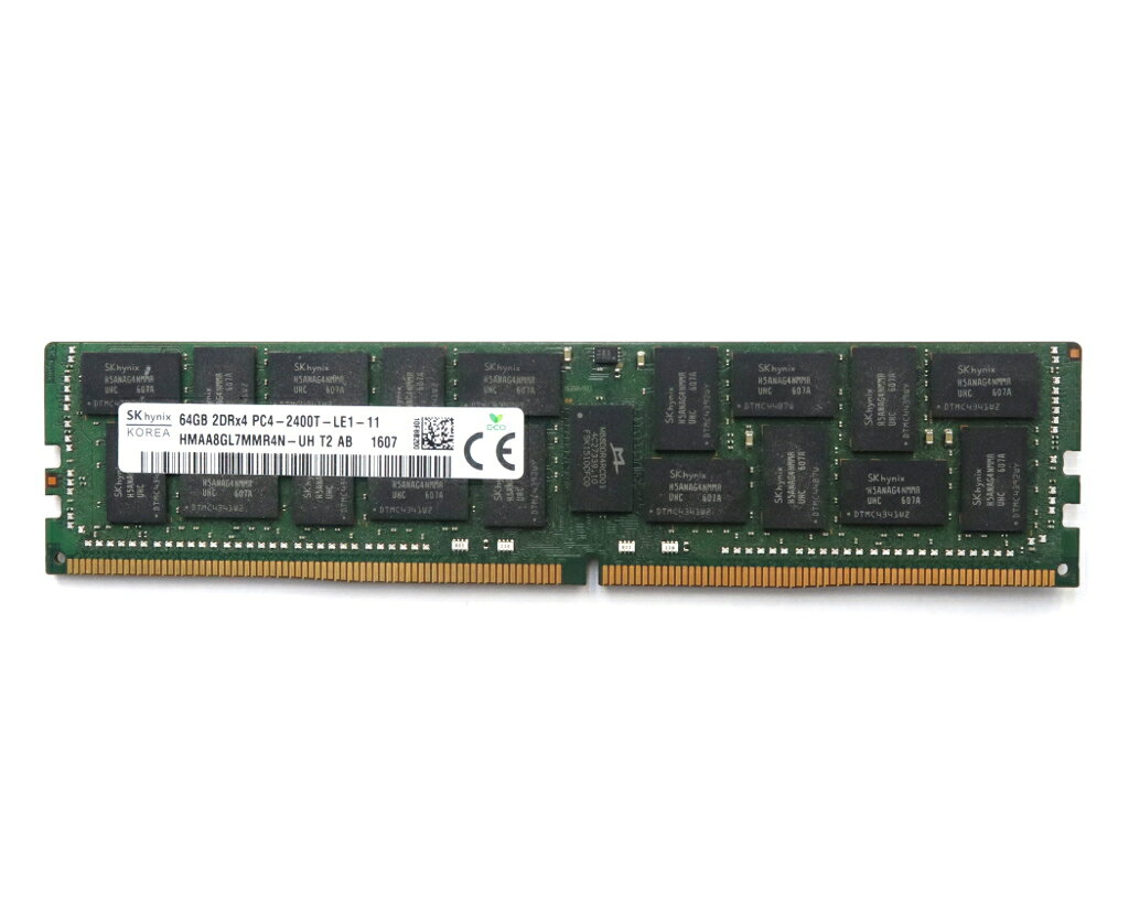 商品情報 No.557260781メーカーSkhynix商品名 型番・型名64GB DDR4-2400-L(PC4-19200) ECC LRDIMM※HMAA8GL7MMR4N-UH仕様■基本スペック　・各社LRDIMM対応WS・サーバー...