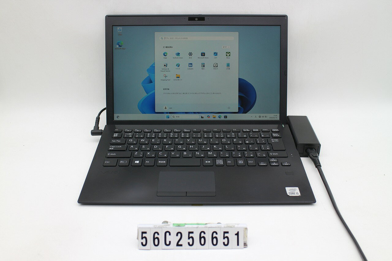 商品情報 No.56C256651メーカーVAIO商品名 型番・型名VJPG13C11N仕様■基本スペック　・CPU：Corei5 1035G1 1GHz(4コア8スレッド)　・メモリ：8192MB(変更不可)　・HDD：256GB(SSD...