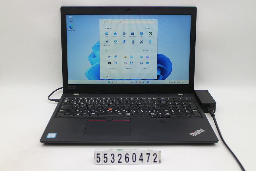 商品情報 No.553260472メーカーLenovo商品名 型番・型名ThinkPad L580※20LXS08H00仕様■基本スペック　・CPU：Corei5 8250U 1.6GHz(4コア8スレッド)　・メモリ：8192MB(8GB...