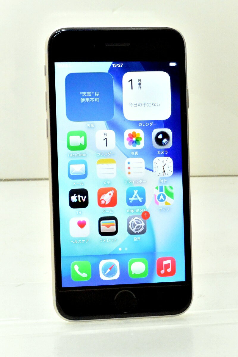 商品情報 No.m030355メーカーau SIMフリー Apple商品名 型番・型名iPhoneSE(第3世代)仕様OS：iOS26.4.1 / ストレージ：64GB液晶サイズ：4.7 インチカメラ画素数：1200万画素/700万画素対応...