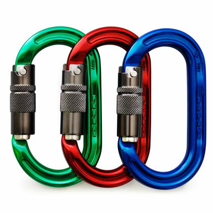 Carabiners ULTRA O Locksafe Color Coded 3 pack (Red Green Blue) ■特徴 対称形状のO型ロッキングカラビナです。 DMMカラビナのロッキングシステムにはいろいろありますが、その中...