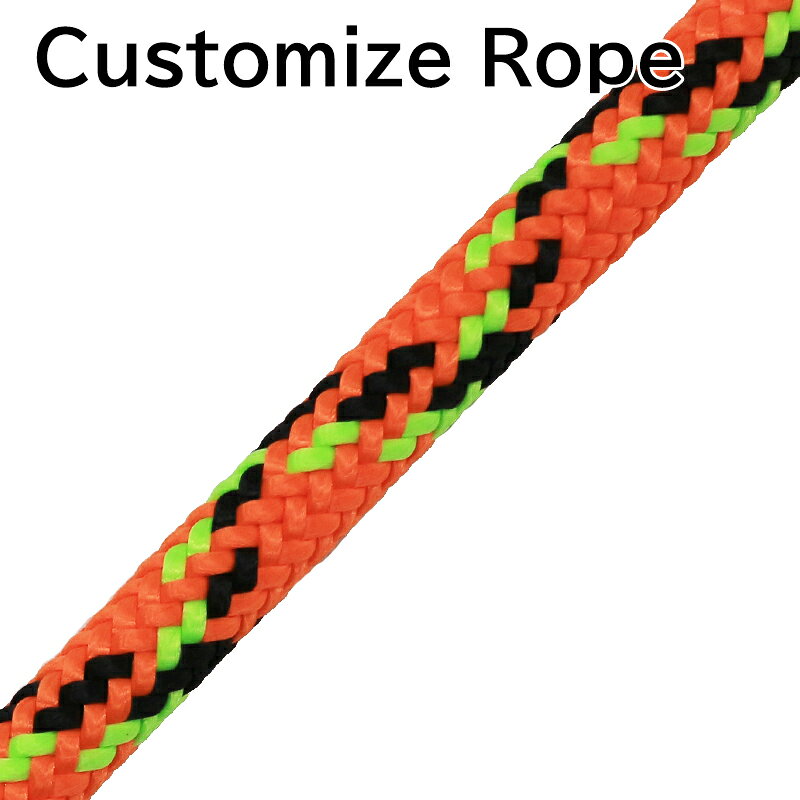 TREEPRO customize rope / Dragon Orange【SRS・MRS両用】ロープの長さが選べるロープとなります。 こちらのページはカットのみでEYEなしロープとなります。片側にロープ名と長さのシール付きます。 片側・...