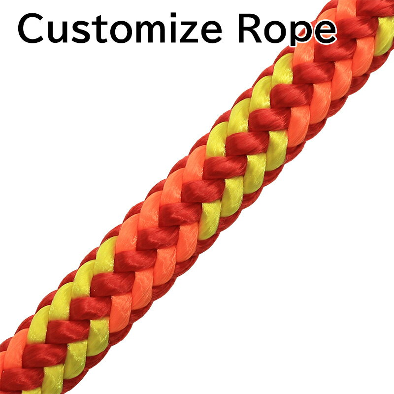 TREEPRO SAMSON ARBORFREAK(TM)REDWOOD ロープの長さが選べるロープとなります。 こちらのページはカットのみでEYEなしロープとなります。片側にロープ名と長さのシール付きます。 片側・・・シールと熱収縮チュー...