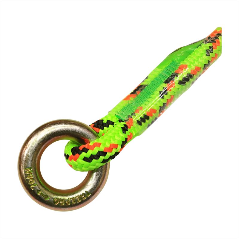 TREEPRO ring customize rope / Dragon Green【SRS・MRS両用】■ロープの長さが選べるスチールリング付きロープとなります。■このページのロープは「大リング/大リング」となります■ご注文方法・ロープの...