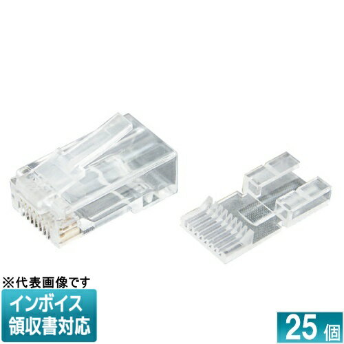 細径LANケーブルに対応!●配管など狭い場所に適した細径ケーブルに対応(ケーブル外径3.8mm,導体径AWG28,絶縁体外径0.6mm)●より線用●2ピースタイプ●ネットワーク・通信線用(カテゴリー6対応)RJ45仕様●50μ金メッキ層を持...