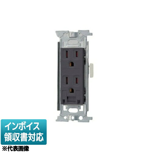 品名:ET付接地ダブルコンセント　品種名:E’s配線器具