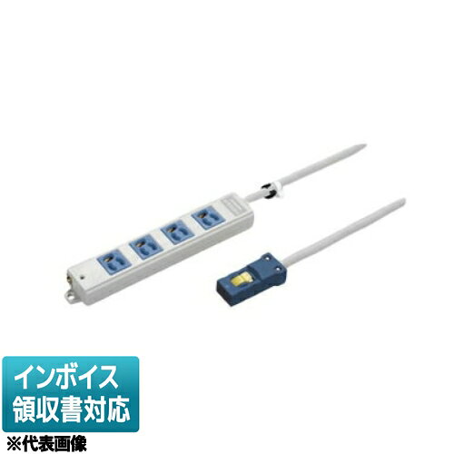 品名:ハーネスOAタップ抜止　4コ口3m青品種名:オフィス用配線システム※コチラの商品は受注生産品です。ご注文後のキャンセル・返品はお受けできません。