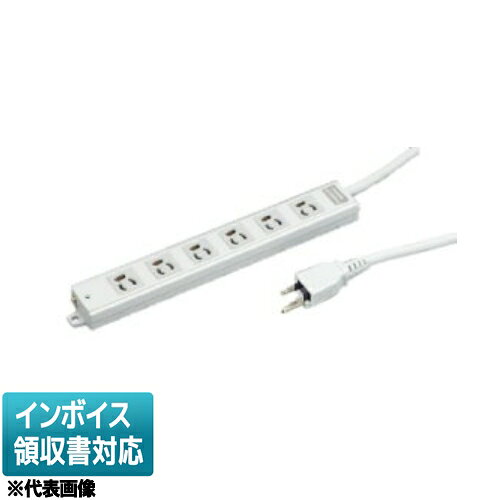 品名:OAタップ抜止6コ口3m品種名:オフィス用配線システム
