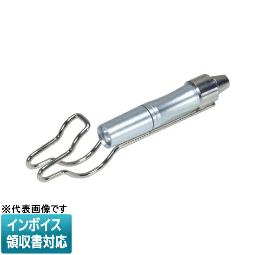暗所での配線作業時に便利！ケーブル配線竿用LEDライト付先端金具●LEDライト付先端金具(ケーブル配線竿用）●暗所での索引作業に便利なライト付きフック金具●当社製のフィッシャーに取付可能(軽索引用、プッシュタイプは取付不可)●高輝度LED内...