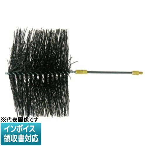 呼線の先端に取り付けて使用できる「管用清掃ブラシ」●薄鋼管、厚鋼管、硬質ビニル電線管、塩ビ管、アルミフレキに適応●ブラシの毛はプラスチック製●しなやかで通りやすい、ささくれの出ないスプリングコイル●φ19-φ151の幅広いブラシ径で、アルミ...