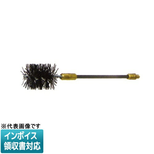 呼線の先端に取り付けて使用できる「管用清掃ブラシ」●薄鋼管、厚鋼管、硬質ビニル電線管、塩ビ管、アルミフレキに適応●ブラシの毛はプラスチック製●しなやかで通りやすい、ささくれの出ないスプリングコイル●φ19-φ151の幅広いブラシ径で、アルミ...