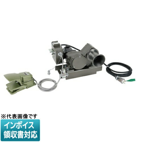 小型・軽量タイプの電動入線機●正逆転可能、瞬間ブレーキ機構付●最大瞬間引張力：5kN●フットスイッチ付●用途：ケーブル延線工事の入線用（ワイヤーまたはロープの巻取り）・本体サイズ：幅345×奥行370×高さ225mm・質量：13kg・モータ...
