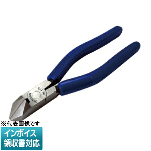 抜群の切れ味！VA2.0×3芯も楽に切断●両刃付加工により抜群の切れ味●平行ビニールコード線を割く作業に最適●切断能力　鉄線：φ1.5mm　銅線：φ3.0mm　VVF（VA）線：φ2.0mm×3C●全長：175mm●質量：230g・梱包仕様...