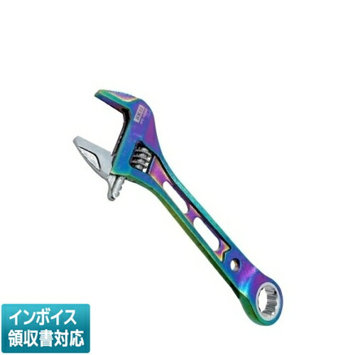 SPD-30GMPギアワイドモンキレンチ虹のように様々な色が調和し、華やかさと鮮やかさが融合した神秘的な美しさが特徴的な虹色チタンコーティングを採用しました六角ボルト・ナットの締付け、緩め作業17mmラチェットレンチとの融合による効率化モン...