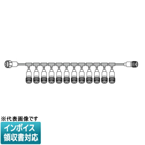 すだれ状にソフトネオンを配置する際に使用●LEDソフトネオンロッドを12本接続可能・質量：0.25kg・材質　コード：PVC、コネクタ：PP・梱包仕様　個装梱包：個装箱・シール　個装サイズ・質量：W220×D125×H170mm・850g・...