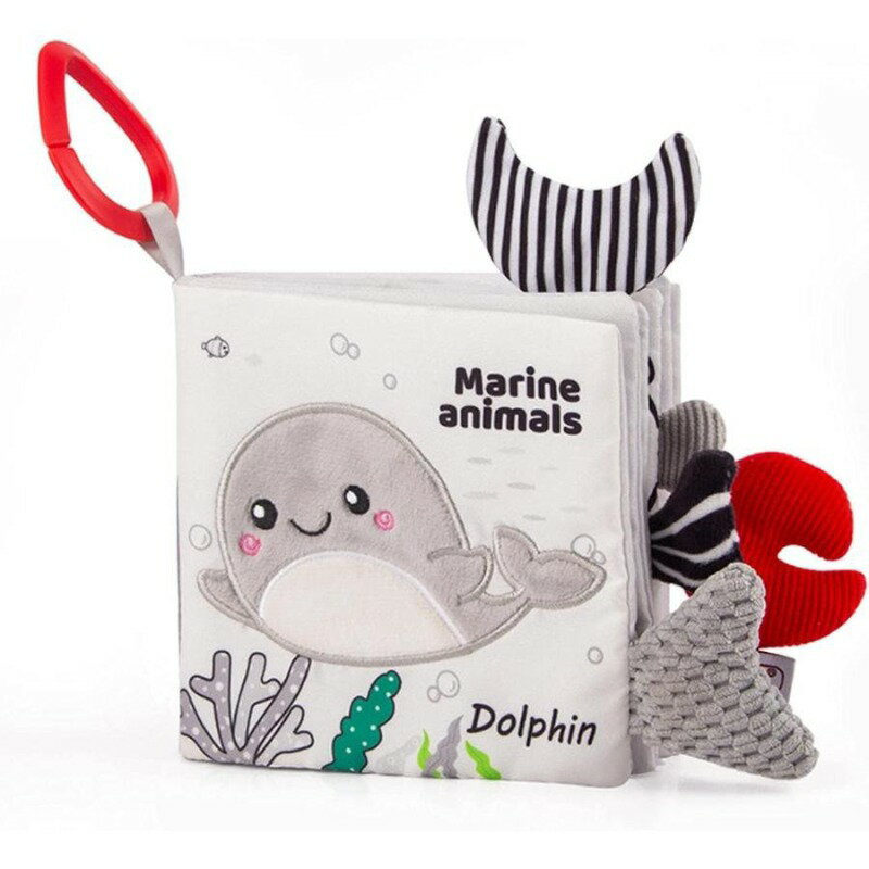 【黒＋白の設計】赤ちゃんはぼやけた視界で生まれた赤ちゃんは3ヶ月だけ徐々に増加しましたが、白黒のコントラストイメージは、赤ちゃんのビジョンを刺激し、段階的にトレーニングし、脳を活性化させます。 注意: 通常の水で手洗いしてください。高温の水...