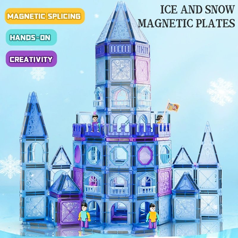 『遊びを通して想像力を働かせる』マグネットブロックには強い磁力の磁石が内蔵されて、自由に回転できるコンストラクト知育玩具です。子供にクリエイティブな発想を与えられます。 『立体感覚を養う』マグネットブロックを遊びながら、2Dから3Dへ、脳の...