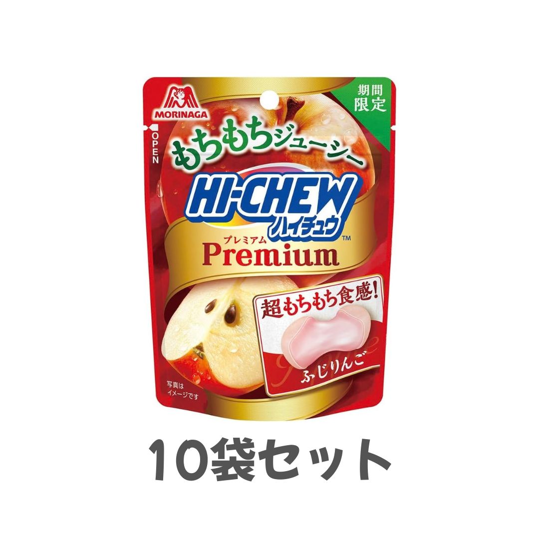商品説明■　情報1赤リンゴの「ふじ」を使用■　情報2濃厚でジューシーな味わいが広がる品質■　情報3かみ始めは柔らかくも適度な弾力を両立■　情報4もちもち食感のプレミアムハイチュウ■　情報5商品紹介 赤リンゴの「ふじ」を使用し、濃厚でジューシ...