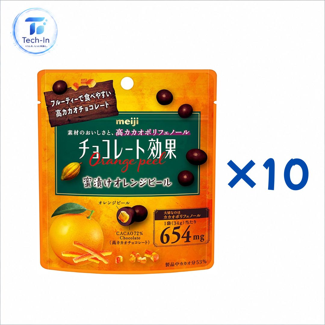 商品説明■　34g×10入 原材料・成分 カカオマス（国内製造、外国製造）、砂糖、蜜漬けオレンジピール、ココアパウダー、植物油脂、ココアバター、水あめ、還元水あめ／乳化剤、酸味料、増粘剤（アラビアガム）、香料、光沢剤、（一部に乳成分・オレン...