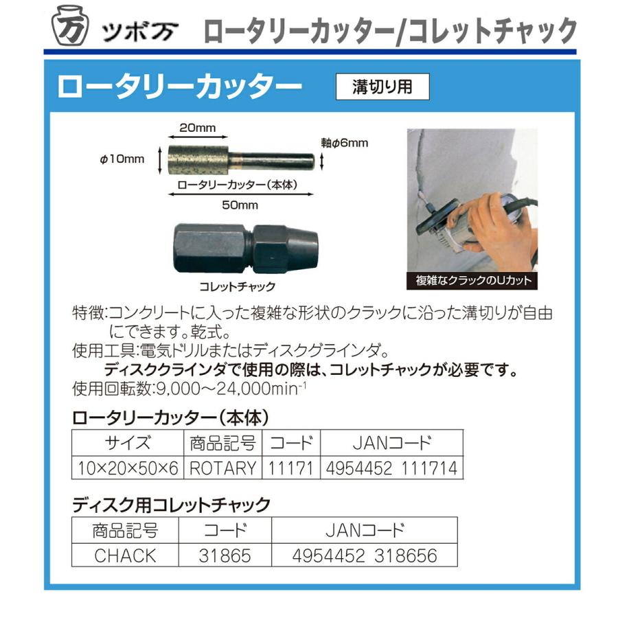　ツボ万 コレットチャック　CHACK