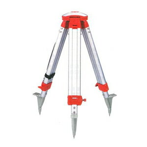 【仕様】 全長：1,100mm 全縮時：750mm 球面脚頭外径/内径：160mm/44mmφ 重量：3.5kg カラー：オレンジレーザーレベルに最適な三脚 土間工事や基礎工事など比較的低い位置で水平をはかる時に便利な三脚