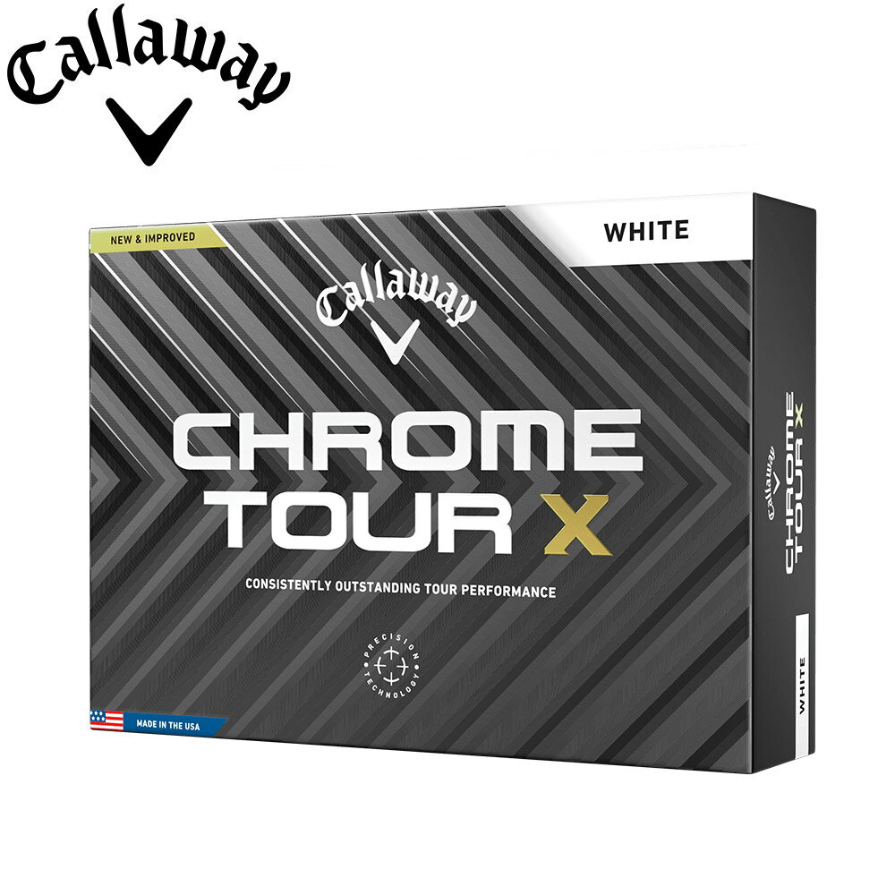 飛距離性能とグリーン周りでのコントロール性能を、バランス良く、ハイレベルで備えたCHROME SOFT Xボールが、名前を「CHROME TOUR Xボール」に変えて、さらにパフォーマンスアップを果たしました。新しいハイパー・ファストソフト...