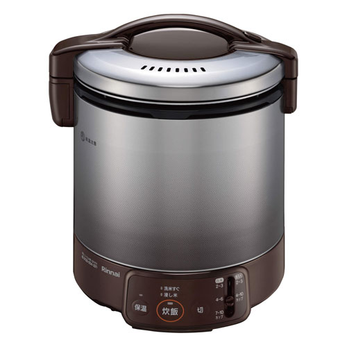 商品仕様 炊飯量白米0.36L~1.8L(2~10カップ) 無洗米0.34L~1.7L(2~10カップ) 外形寸法高さ359mm 幅309mm 奥行277mm 質量6.4kg ガス接続φ9.5mmガス用ゴム管 電源AC100V（50-60H...