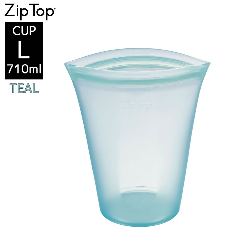 ソロキャンプ生活雑貨＞キッチン雑貨＞保存容器ジップトップ カップ L ティール ZipTop(ジップトップ)ジップトップ カップ L （ティール）。ZipTop(ジップトップ)商品コード(JAN・EAN・UPC)：0850002922097...