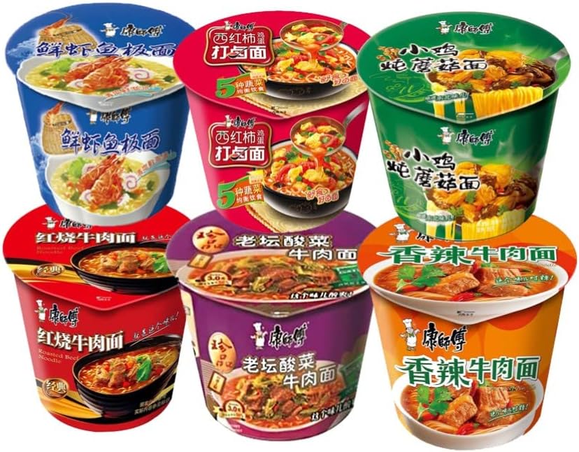 商品情報 名称 康師傅面カップ お任せて指定不可 6点セット 保存方法 常温で保存してください。 保存期間 枠に記載 内容量 113g×6点 ブランド 康師傅 原産国 中国 特徴 本場の味わいを手軽に楽しめる袋麺タイプで、幅広い世代に親しま...