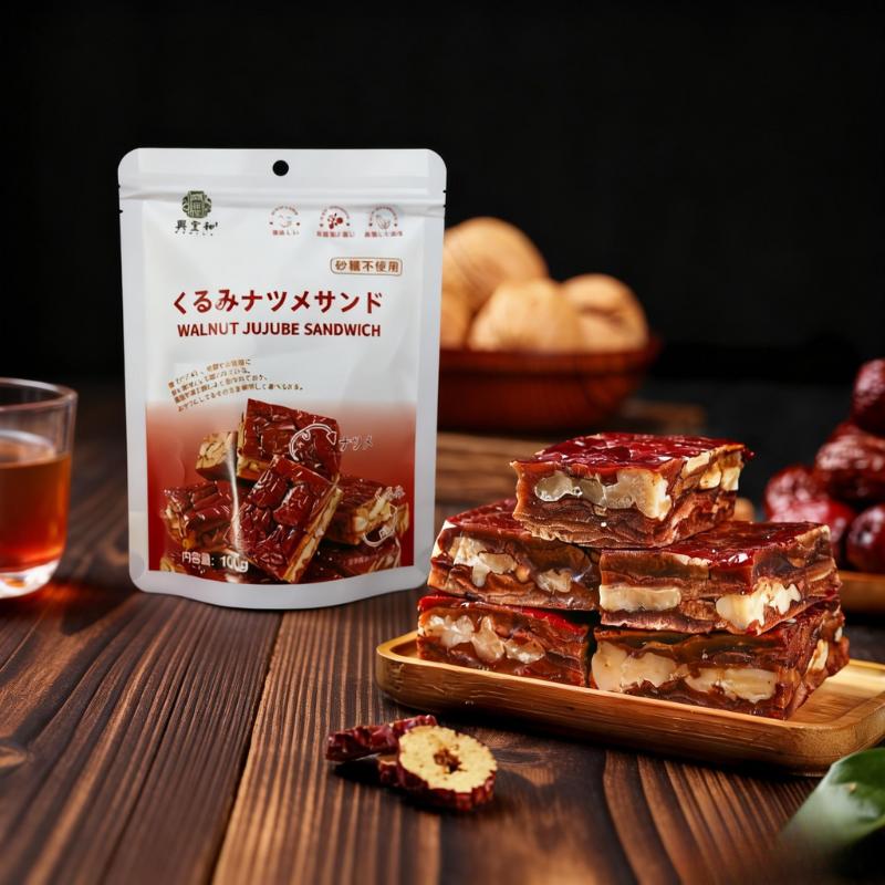 商品情報 名称 興宜和 くるみナツメサンド 100g 保存方法 常温で保存してください。 保存期間 枠に記載 内容量 100g ブランド 兴宜和 原産国 中国 特徴 中国の伝統食材「紅棗（ナツメ）」を使用した、自然な甘さが魅力の中華菓子です...