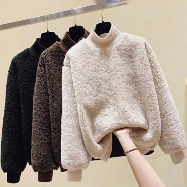 商品説明商品内容裏起毛 ボリュームスリーブ ハイネック 20代 通学 カジュアル 30代 厚手 ボアトレーナー 学生 冬 ボアプルオーバー ゆったり 防寒 通勤 大人可愛い 40代 もこもこ ふわふわ トップス 秋 レディース 春素材ポリエ...