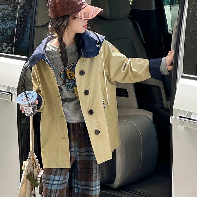 トップス 子供 マウンテンパーカー キッズ 女の子 アウター マウンテンパーカー 140 アウター ジャケット ウインドブレーカー コート 防風 春 秋 コート ジップアップ トップス フード付き トレーナー ジャケット 120 130 1...