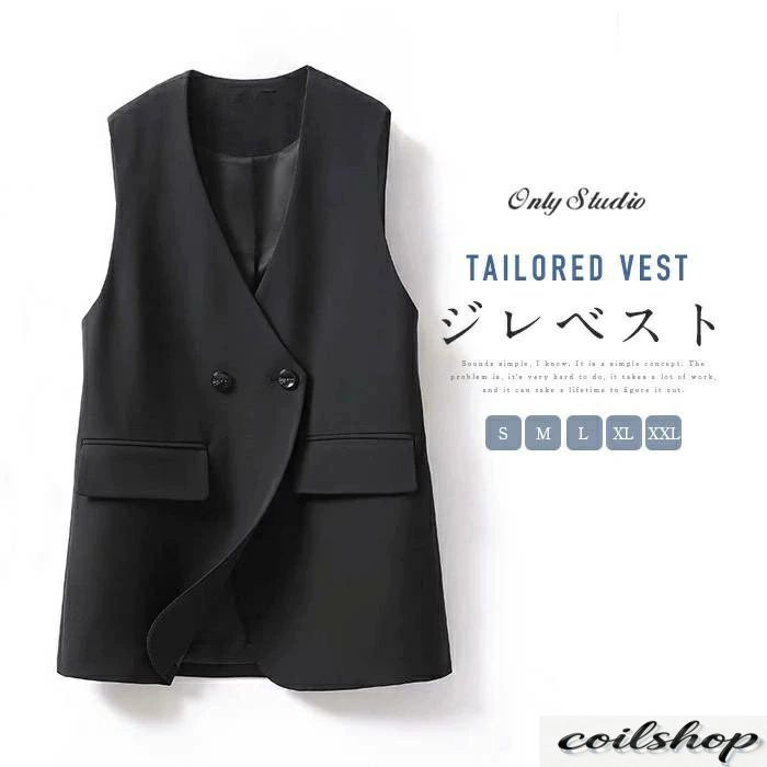 カラー ブラック ※ モニターの発色の具合により実際の商品と色が異なる場合がございます。 サイズ S:バスト88 肩幅37 着丈67 M:バスト92 肩幅38 着丈68 L: バスト96 肩幅39 着丈69 LL:バスト102 肩幅40 着...
