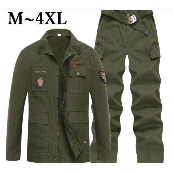 作業着 メンズ 作業服 上下セット おしゃれ 秋冬用 ズボン かっこいい ジャケットセット カーゴパンツ スポーツセット セットアップ製品の説明XL/3XL/4XLご注意：生産ロットにより、袖にワッペンが付いてない場合が御座います。ご了承く...