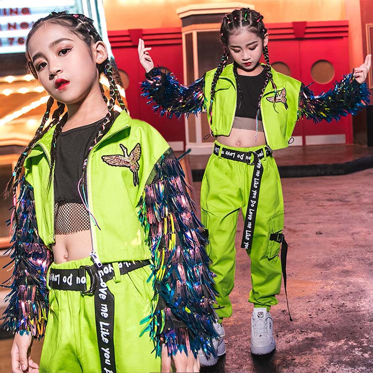 注目キーワード：ダンス衣装 韓国子供服 HIPHOP ガールズ ヒップホップ セットアップ ジャズダンス 韓国 チアガール 応援団 チア ステージ衣装 練習着 演出服 団体服 原宿系 発表会 商品内容：ベスト単品 素材：ポリエステル、その他...