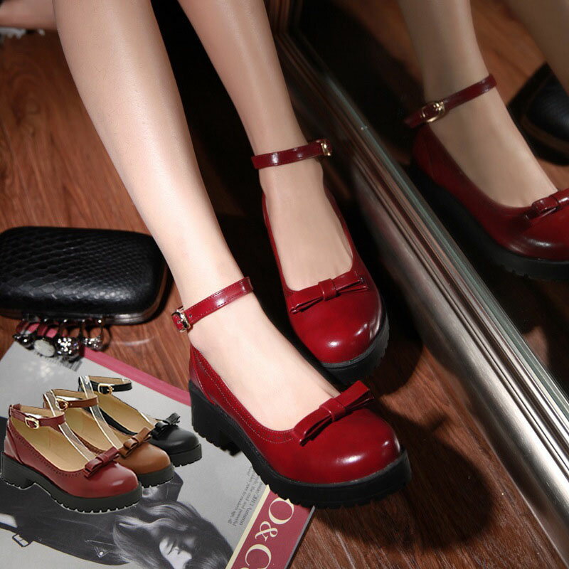 ■素材：pu革 ■ヒール高さ：約4cm ■サイズ/日本サイズ： 34/約22.0cm 35/約22.5cm 36/約23.0cm 37/約23.5cm 38/約24.0cm 39/約24.5cm ■内容：シューズ 注意事項 ※サイズ表記は目...