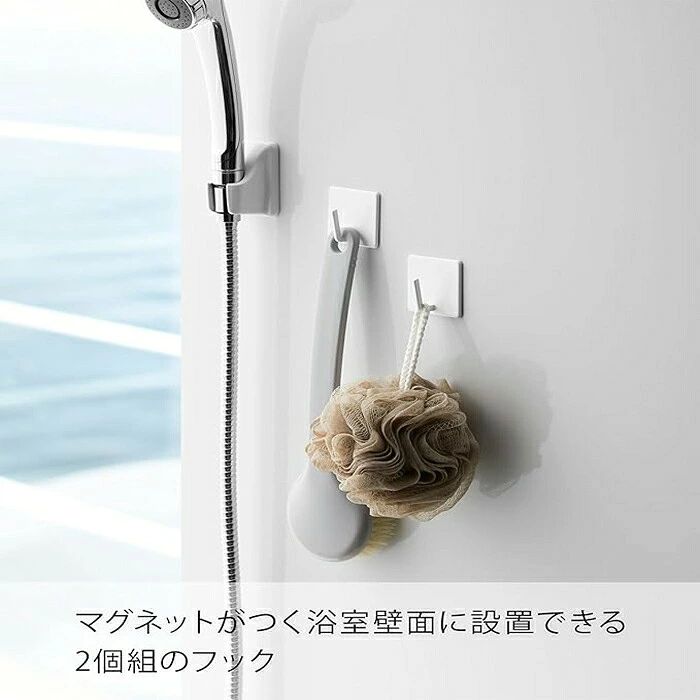 本体サイズ: 約W5×D3.5×H5cm材質: 本体=スチール(ユニクロメッキ+粉体塗装)マグネット、滑り止め=シリコーン重量: 約40g(2個)生産国: 中国耐荷重: 約250g