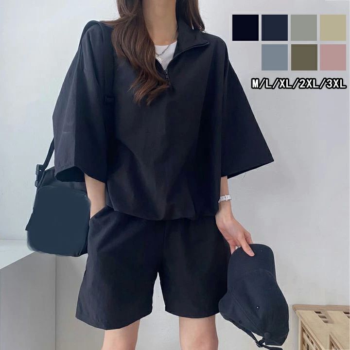 商品規格： ■商品名：レディースセットアップ ■素材：ポリエステル ■セット内容:パーカー+ショートパンツ ■生産国: 中国 注意事項： ※サイズ表記は手作業なので、 実物と若干の誤差が生じる場合があります。 ※縫製品につき、生地を織る際の...