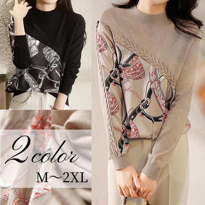【カラー】ブラック系・ベージュ系 【サイズ】M/L/XL/2XL（単位cm） M　 着丈55 肩幅34 バスト93　袖丈54 L　 着丈56 肩幅35 バスト97　袖丈55 XL　着丈57 肩幅36 バスト101 袖丈56 2XL 着丈58...