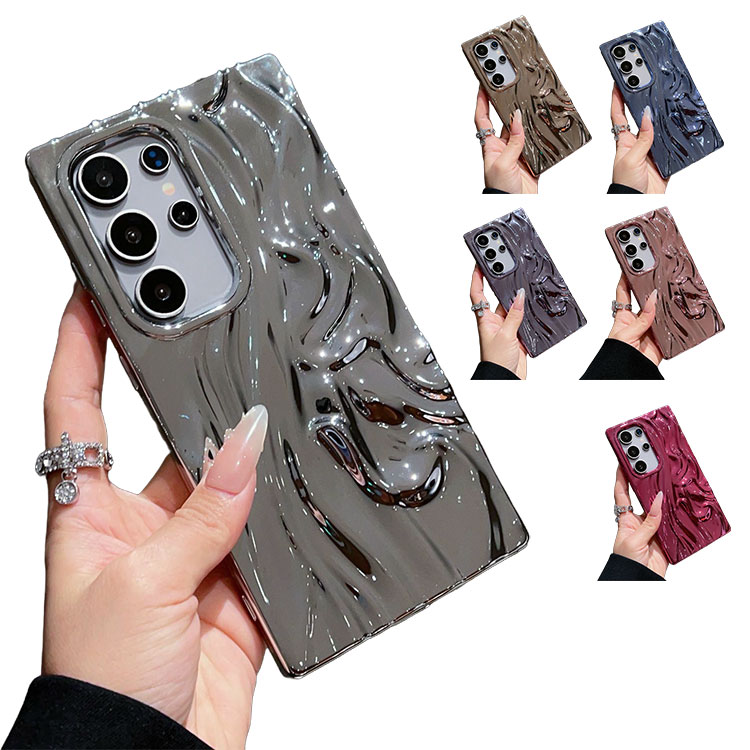 Samsung Galaxy S25 / S25+ / S25 Ultra ケース / カバーGalaxy S25 ケース カバー S25+/S25 Ultra メッキ TPU ソフトケース かわいい エレガント レディース S25/S25...